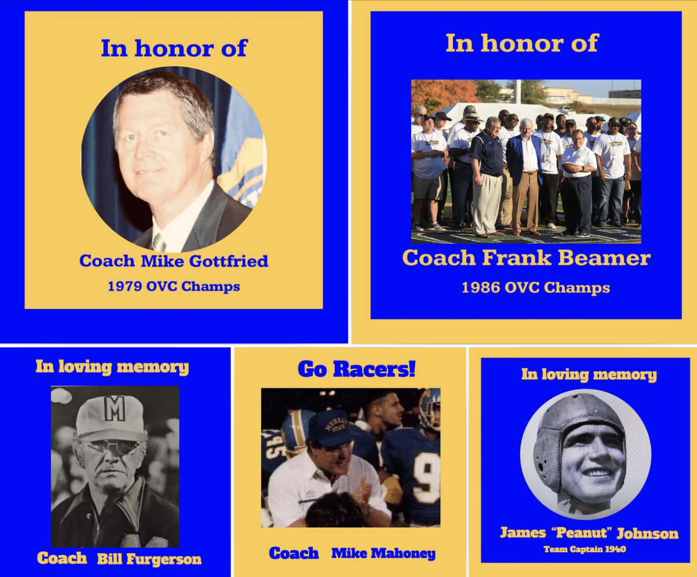 Honor a Racer at RFAA Golf Scramble – Racer Football Alumni Association ...